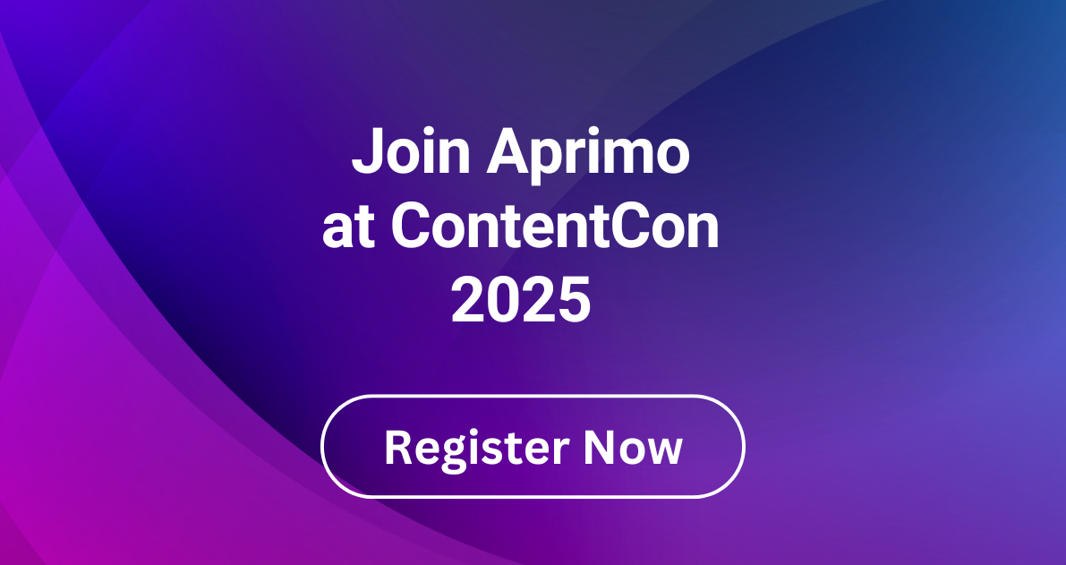 Aprimo at ContentCon 2025 | June 3-5 Chicago